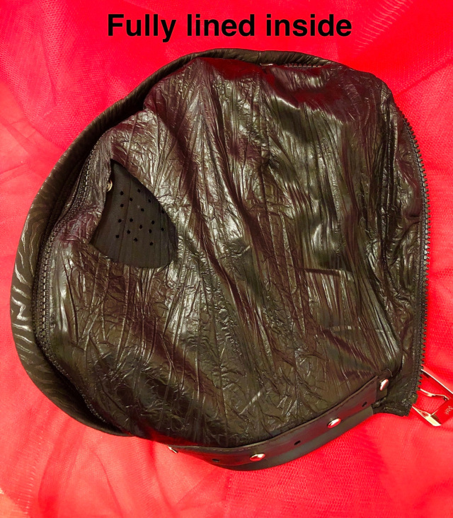 Asymmetrical Spiked Partial Sensory Deprivation Hood. Size S-M. Free ...